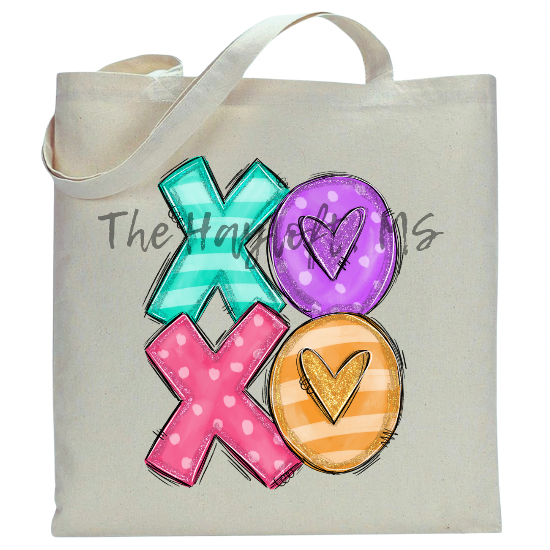 XOXO PASTEL TOTE – The Hayloft, MS